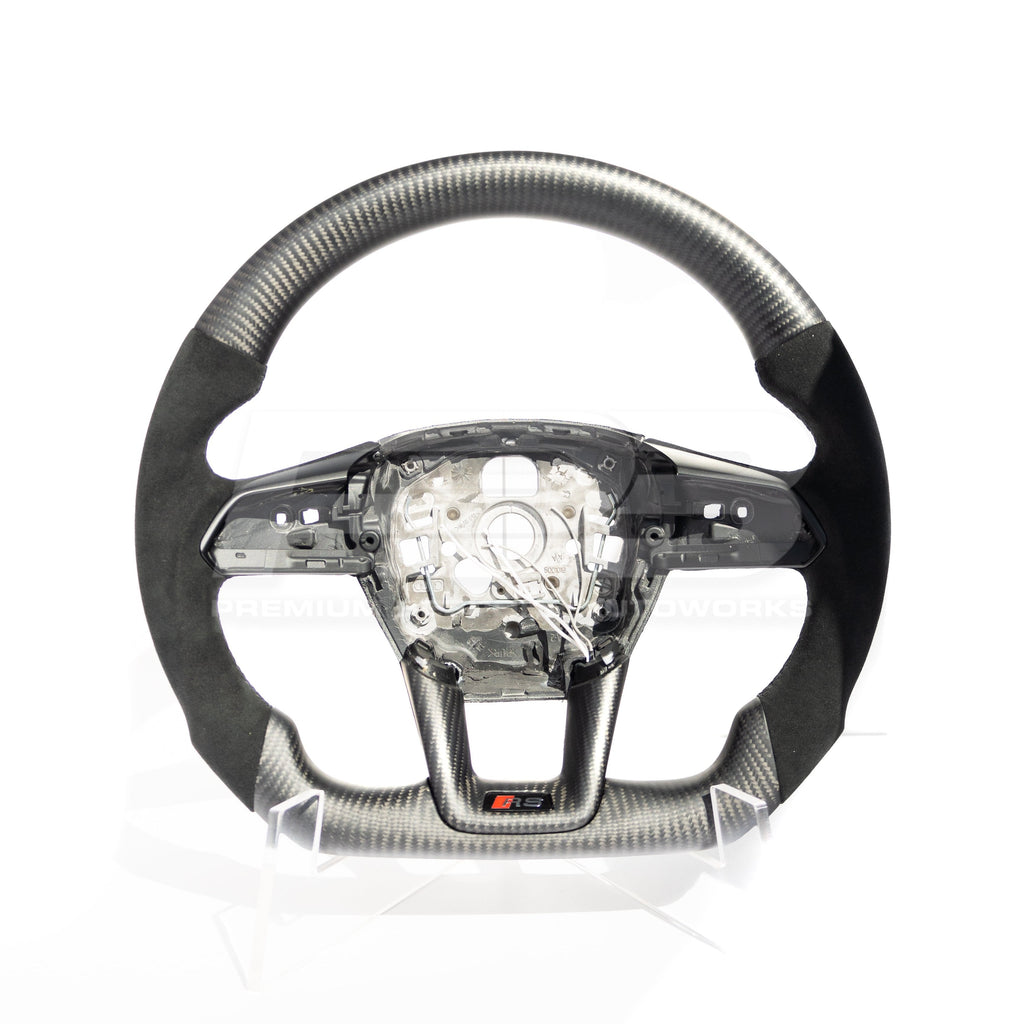 Audi RS6 C8 Matte Carbon Fibre Steering Wheel