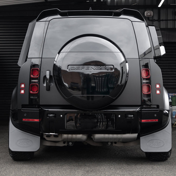 Front and Rear Mud Flaps for Land Rover Defender L663