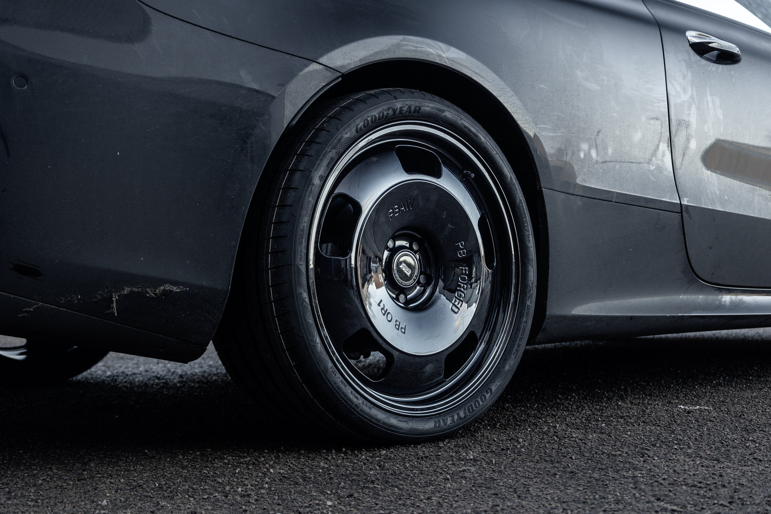 Mercedes E300 Custom Forged Wheels
